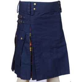 Blue & Buchanan Tartan Hybrid Utility Kilt